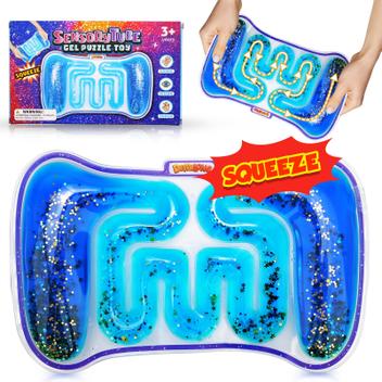Brinquedo Sensorial Squishy Demilong Fidget Tube - Com Goo Colorido ...