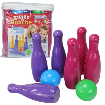 Brinquedo Strike Boliche Rosa e Roxo Infantil 1015 - Brinquemix ...