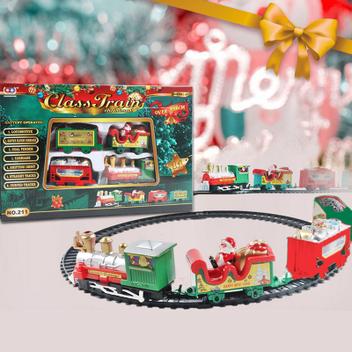 Brinquedo Train Set Natal Train Set Railway Tracks Bateria Ope - Shimu ...
