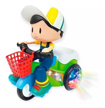Brinquedo Triciclo Bate E Volta Empina Gira 360 Com Sons Luz escolha ...