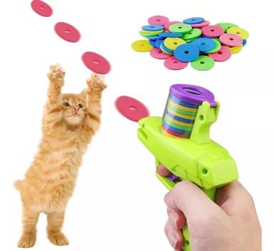 Brinquedos Divertido Lança Disco Pva Ar Livre Para Pets Interativo ...