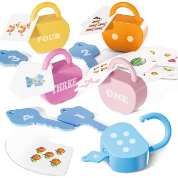 Brinquedos infantis Locks and Key YyDeek Number Counting Busy Board ...