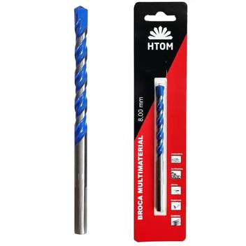 Broca 8Mm Multifunção Multimaterial Fura Tudo Metal Duro - Htom - Broca ...