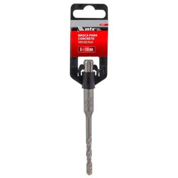 Broca para concreto, 6 x 110mm, encaixe sds plus, 1pc // mtx - Broca ...