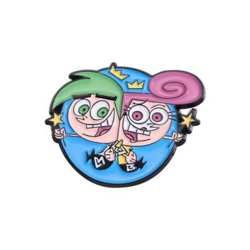 Broche De Esmalte De Série Animada De Aventura Engraçada Para Crianças ...