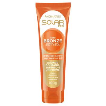 Bronzeador Corporal Bronze Dourado Bronze Sem Sol 100G - Facinatus ...