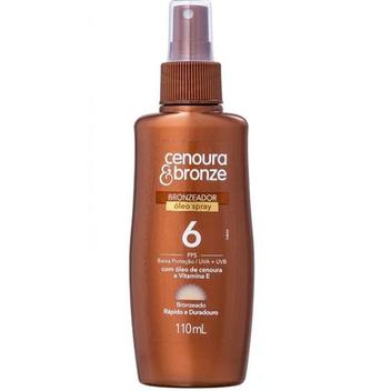 Bronzeador Corporal Spray FPS 6 Cenoura & Bronze 110ml - CENOURA E ...