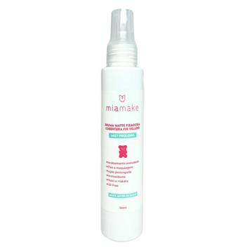 Bruma Mia Make Matte Fixadora Cobertura Fix Veludo Mist Prolong 120ml ...