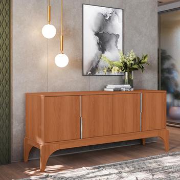 Buffet Aparador Amalfi com 4 Portas Jequitiba - Lukaliam - Buffet e ...