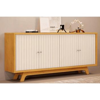 Buffet brise cedro/off white - dj - Buffet e Balcão para Sala de Jantar - Magazine Luiza