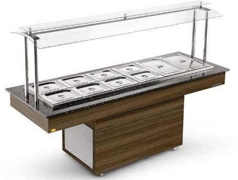 Buffet Restaurante Central Quente BRCQ 12 Refrimate - Buffet Térmico ...