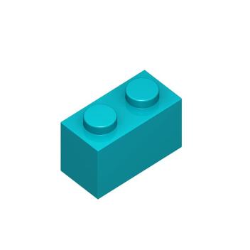 Building Brick TTEHGB TOY Classic Bulk Block 1x2 300 unidades - Mouse ...