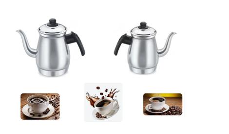 Bule Café Em Alumínio Polido IF 35 De 1,3 Litros - Garcia Atacadista ...