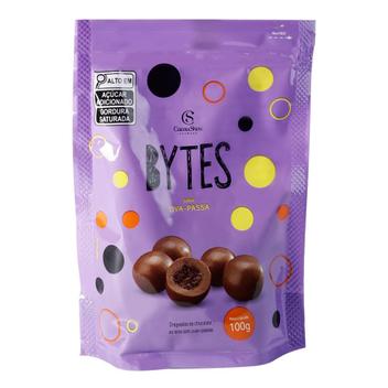 Bytes Chocolate Ao Leite Passas 100G Cacau Show - Chocolate / Barra de ...