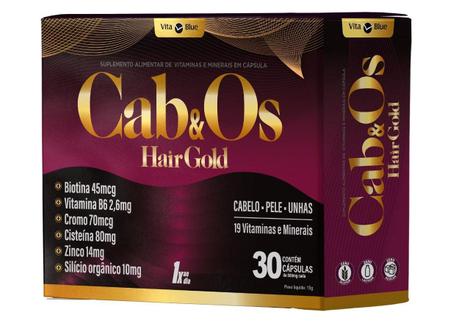 Cab&Os Hair Gold C/30 Cápsulas - Vita Blue - Nutricosméticos - Magazine ...