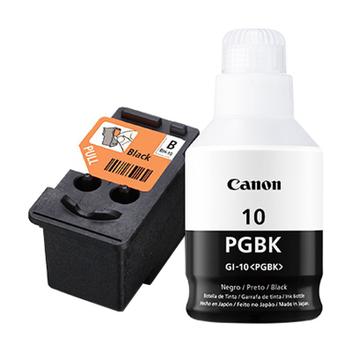Cabeça De Impressão Canon Preto Kit Bh 10 Frasco Tinta Gi Bk - Cartucho ...