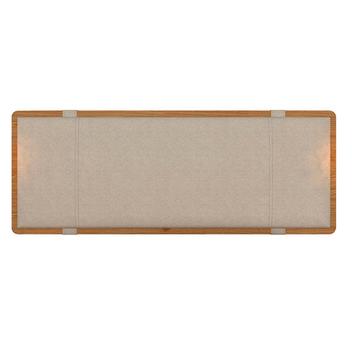 Cabeceira Estofada Para Cama Queen Dallas Linho Bege - M. A - A Móveis Arapongas - Cabeceira ...