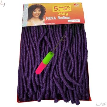 Cabelo Cacheado Nina Softex Original Pacotão 360Gr - Cherey - Mega Hair ...