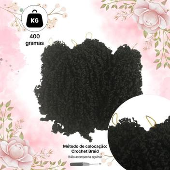 Cabelo crochet braid plus cacheado 400g - Cherey - Mega Hair - Magazine ...