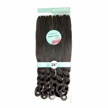 Cabelo Fibra Premium Boho Curl Afro Braids - Rass Hair - Mega Hair ...