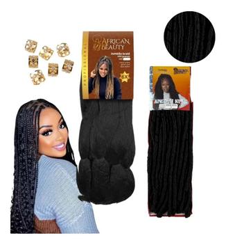 Cabelo Kit 2 Pçs Gypsy Braid Jumbo Cacheado Afro Nina Softex - Mega ...