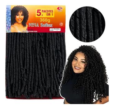Cabelo Nina Softex Pacotão 360 Gramas Crochet Braid - Mega Hair ...