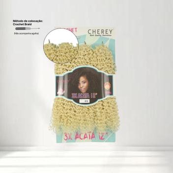 Cabelo Orgânico Cacheado Premium Acata 300G - Cherey - Mega Hair ...