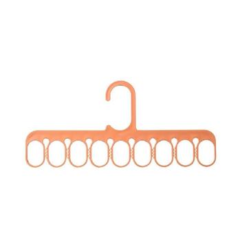 Cabide Multiuso Organizador 9 Furos Guarda Roupas - Cl - Cabide ...