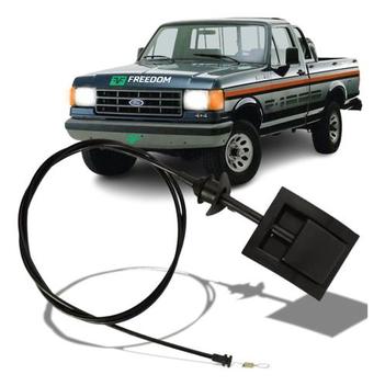 Cabo abertura capo ford f-1000 f-4000 f-12000 1993 a 1998 com puxador ...