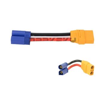 Cabo Adaptador ESC De Bateria De Carro Modelo RC IC2 XT60 EC5 TRX Para ...