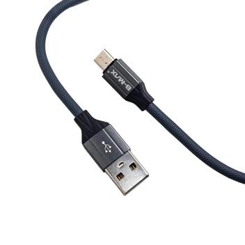 Cabo Carregador Turbo Reforçado 2.4A Micro USB Grande 2M - BMAX - Micro ...