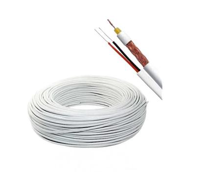 Cabo Coaxial para Cameras CFTV Flexível 4mm Bipolar (2x26AWG) - 95% ...