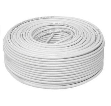 Cabo Coaxial Rolo Com 100 Metros Rg06 Grosso Cabletech - Cabo Coaxial ...