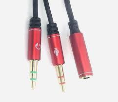 cabo de Áudio adaptador p3 Fêmea para 2 p2 Macho max-0302f - IT-BLUE ...