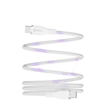 Cabo de Carregador Magnético USB Sáida:Type-C 1,2 Metros - Hrebos ...