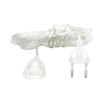 Cabo de Extensão LED com Plugs UE e EUA - 3 a 5m para Iluminação de ...