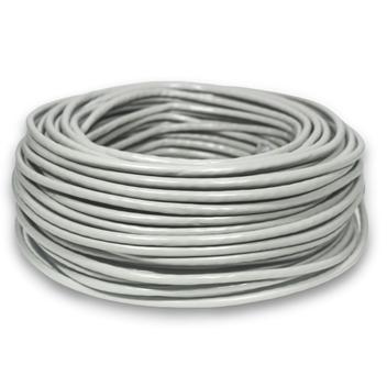Cabo de Rede CAT6 100 Metros 100m Cinza UTP Ethernet Crimpado Pronto ...