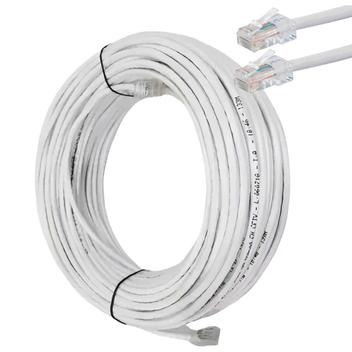 Cabo De Rede Cftv 20 Metros 8 Vias Upt 4 Pares Cat5 Branco - Infinity ...