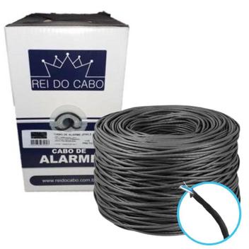 CABO DE REDE E CFTV PRETO CAT5 UTP LAN REI 305 Mts - REI DO CABO - Cabo ...