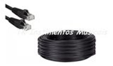 Cabo de rede / Internet / Montado / Preto -- rolo c/ 50 Metros - ULTRA ...