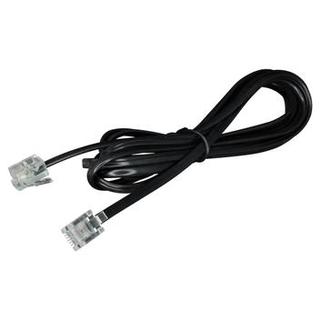 Cabo De Telefone Extensão Preto 2 Metros - Kit Com 5 Peças - MXT ...