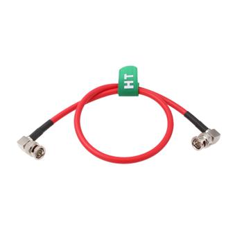 Cabo de Vídeo HangTon 12G SDI Raw 4K 60p - Conector BNC Angulado (50cm) - Cabos e Adaptadores ...