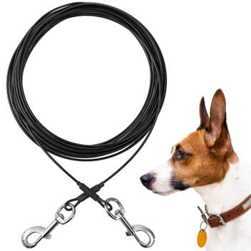 Cabo Dog Tie-Out Mi Metty de 50 pés para cães pequenos de até 27 kg ...