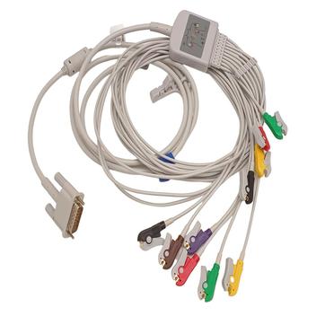 Cabo Ecg 10 Vias Philips Tc10 Tc20 Tc40 Tc50 Clip Garra - Maple ...