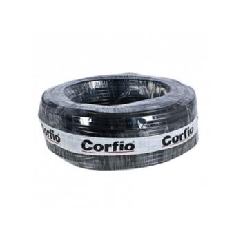 Cabo Elétrico Flexível Antichamas Corfio Preto 4,0MmX100M - Cabo / Fio ...