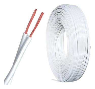 Cabo Fio Paralelo Flexível 0,75mm Luminária Led Rolo 50M - Usaled ...