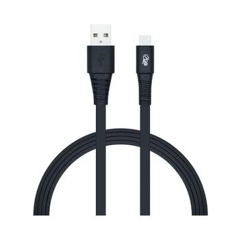 Cabo Micro USB I2GO Flexível Basic Flat Preto 1,2m - Cabo Apple Lightning - Magazine Luiza