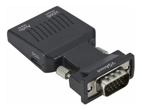 Cabo Mini Conversor Vga Para Hdmi Com Áudio Vídeo Usb Fullhd - Lotus - Adaptadores - Magazine Luiza