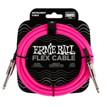 Cabo para Instrumentos Ernie Ball Flex Cable Neon P10/P10 3,5m 10ft ...