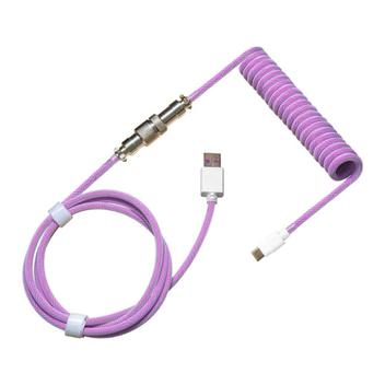 Cabo Para Teclado Coiled Cooler Master, Até 1.5M, Roxo - Cabo USB ...